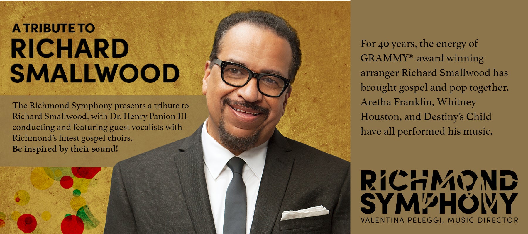 A Tribute to Gospel Legend Richard Smallwood | Dominion Energy Center ...